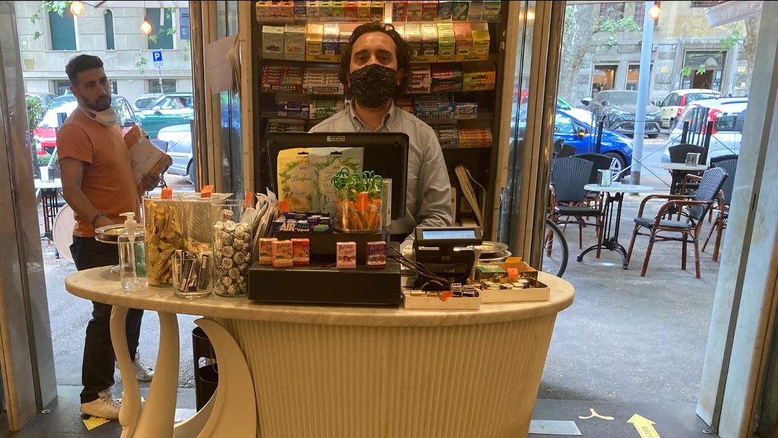 Viale Parioli, il titolare de Il Cigno: Viale Parioli, il titolare de Il Cigno:
