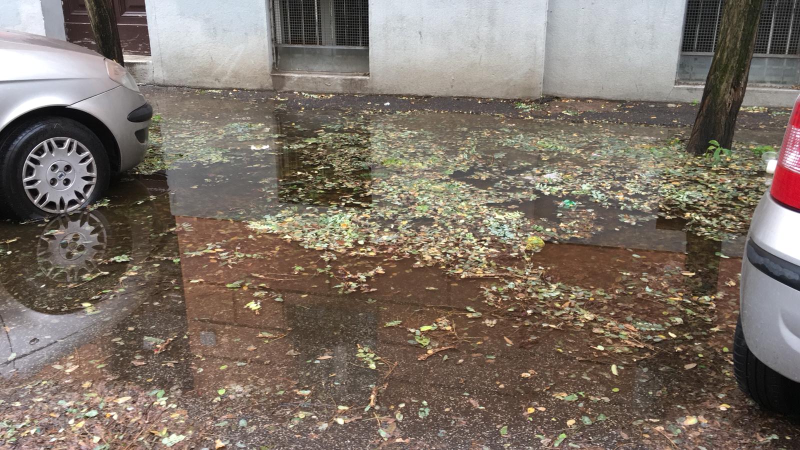 Caditoie e tombini otturati, i primi effetti del maltempo di oggi nel ... Caditoie e tombini otturati, i primi effetti del maltempo di oggi nel ...